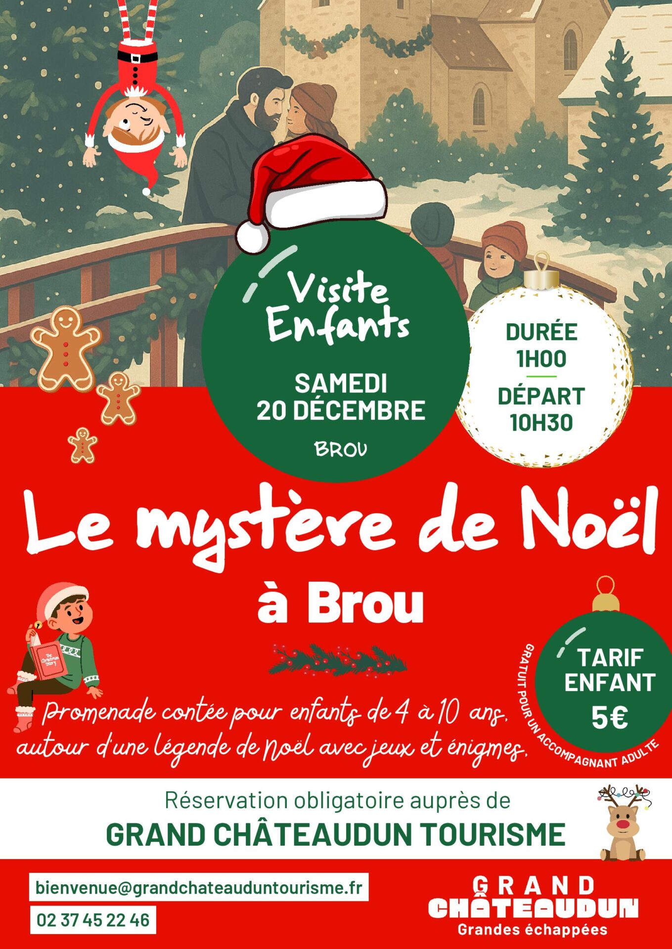 Animation enfants Le Mystère de Noël Brou 20 décembre 2025