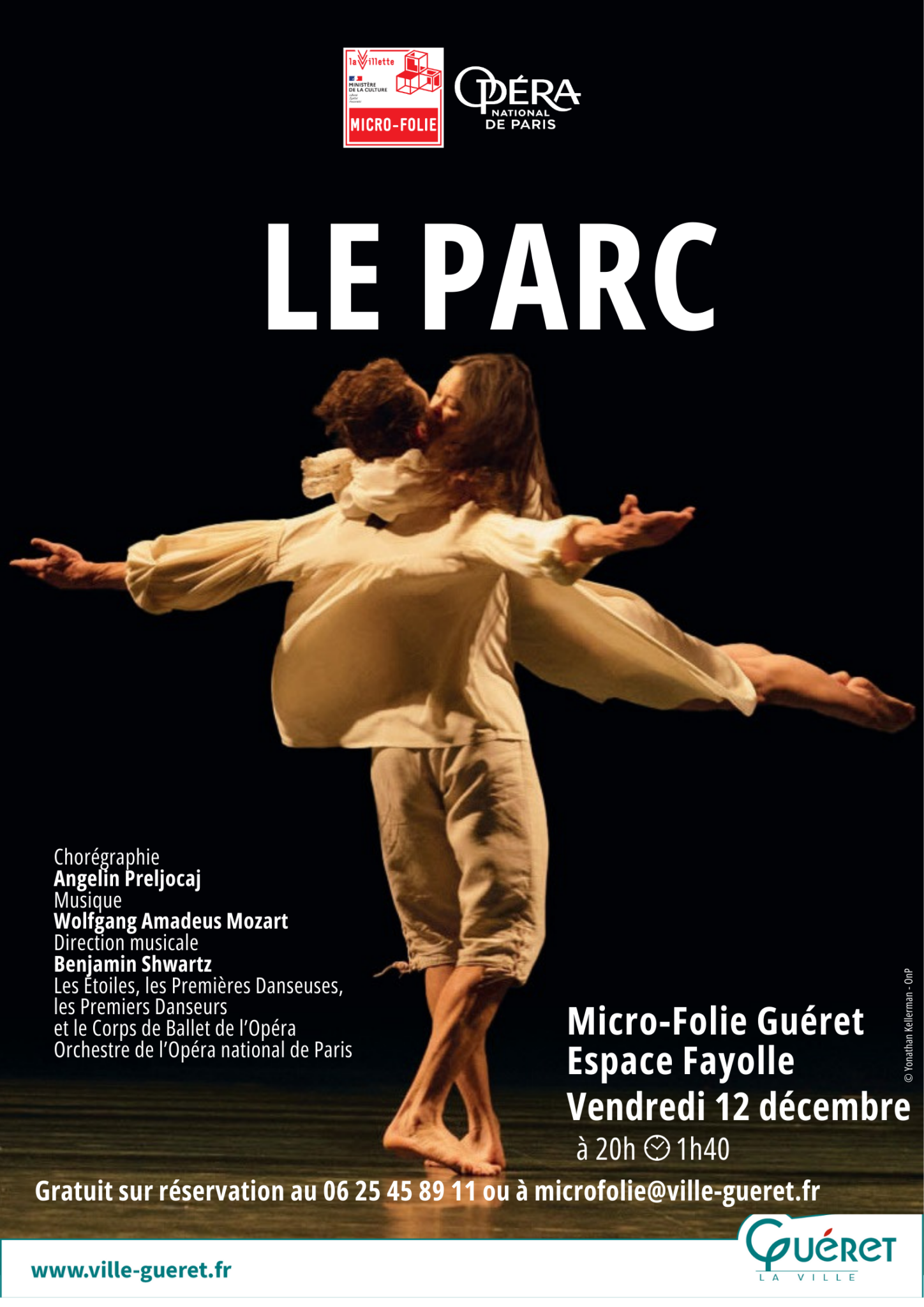 Diffusion du ballet Le Parc Opéra de Paris Micro-Folie Guéret Espace ...