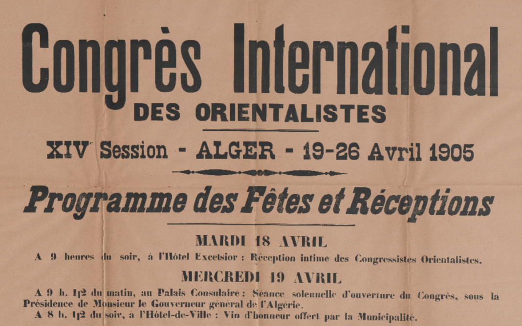 Alger 1905 : les archives savantes et familiales d’un orientalisme ...