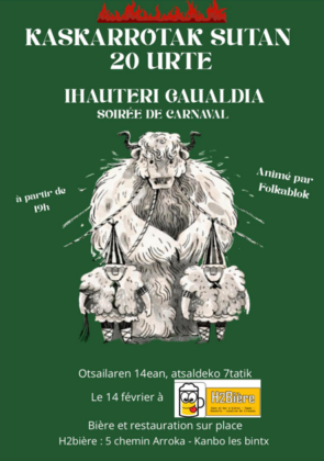 Kaskarotak Sutan 20 urte H2Bière Cambo-les-Bains
