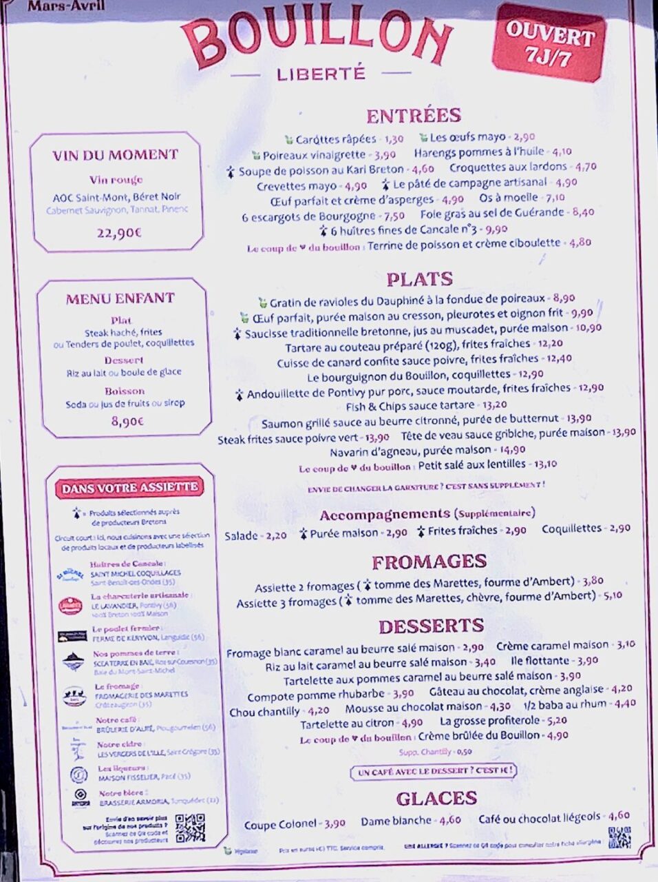 Rennes. Le restaurant Bouillon Liberté est-il un bouillon ou une ...